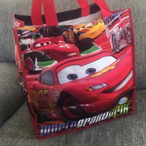Disney | Accessories | Disney Store Pixar Cars Reusable Tote Grocery ...